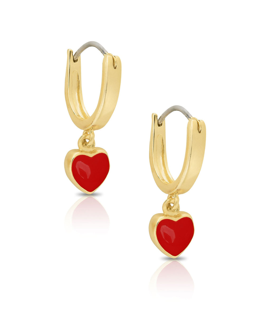 Heart Drop Earrings – Lily Nily