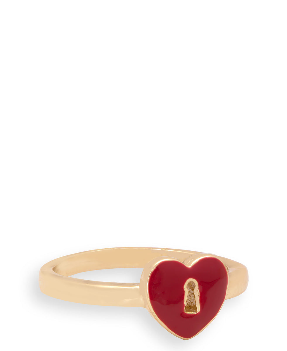 Heart Lock Ring - Lily Nily